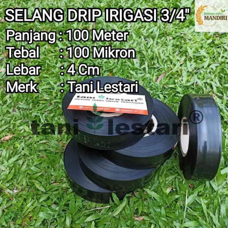 Jual SELANG DRIP IRIGASI 3/4 100 METER 100 MIKRON TANI LESTARI di ...