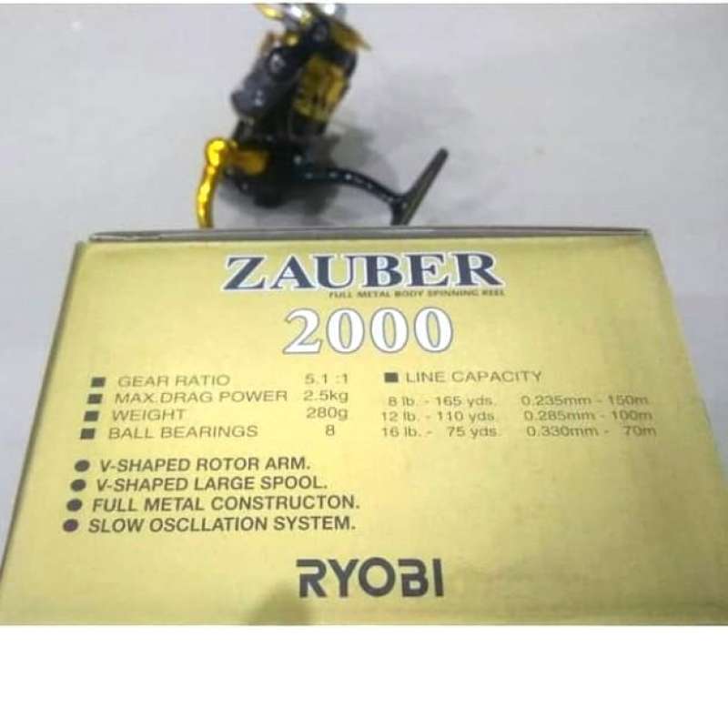 Jual Reel Ryobi Zauber 2000 Gold - Full Metal Body Di Seller Josh ...