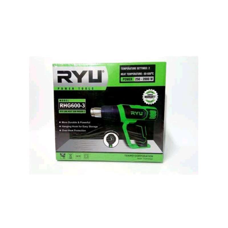 Jual ryu rhg 600 3 heat gun mesin pemanas hot gun di Seller Selatanz ...