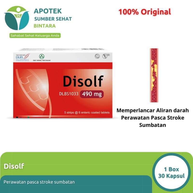 Jual Disolf Tablet Pelancar Aliran Darah Untuk Stroke di Seller Apotek ...