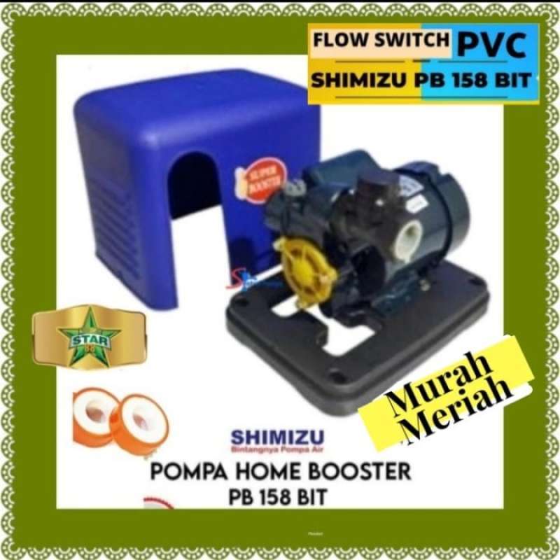 Promo Pompa Booster Shimizu Pb 158 Bit Dorong Air Toren Otomatis Bkn Ps ...
