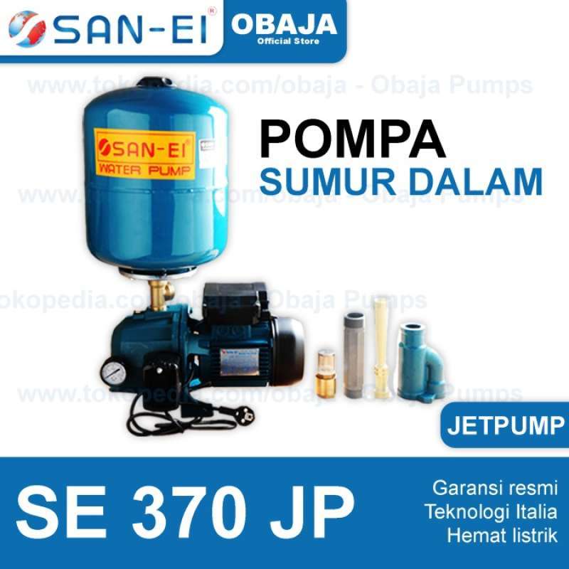 Promo Pompa Air Sumur Dalam Jet Pump Otomatis San-Ei Se 370 Jp - DENGAN TABUNG Diskon 10% di ...