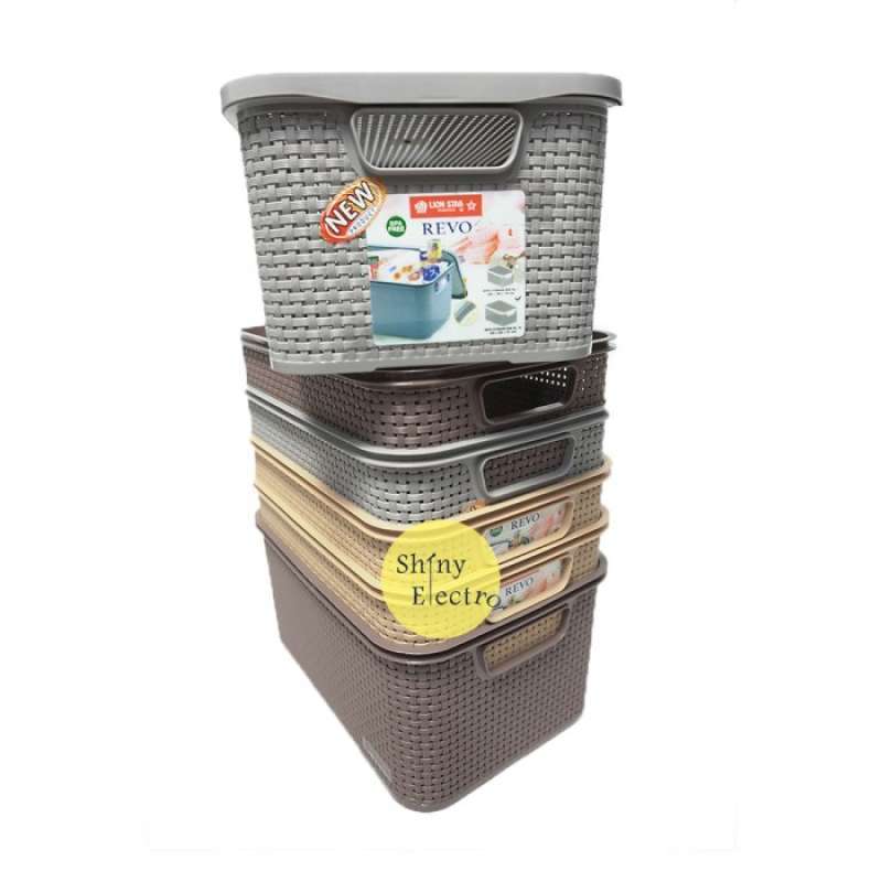 Jual 10 Liter Keranjang / Tempat Penyimpanan Lion Star Revo Storage Box ...