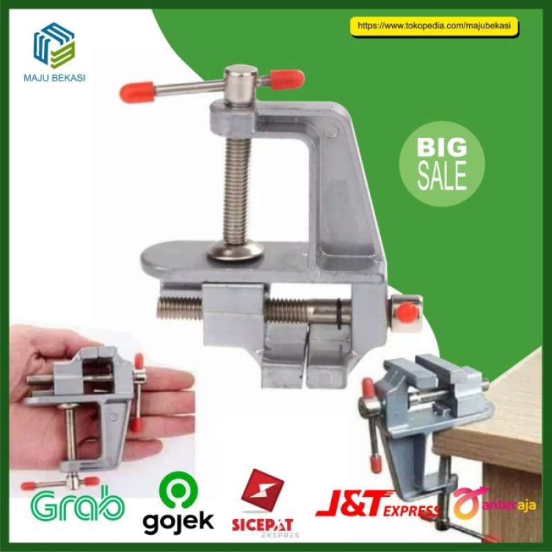 Promo Ragum Alat Jepit Meja Clamp Meja Catok Alumunium Diskon 33% Di ...