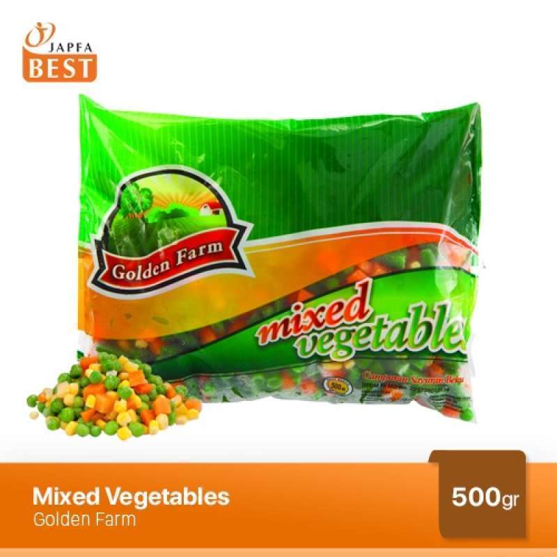 Jual Mixed Vegetables - Campuran Sayuran Beku Golden Farm 500 gr Halal ...