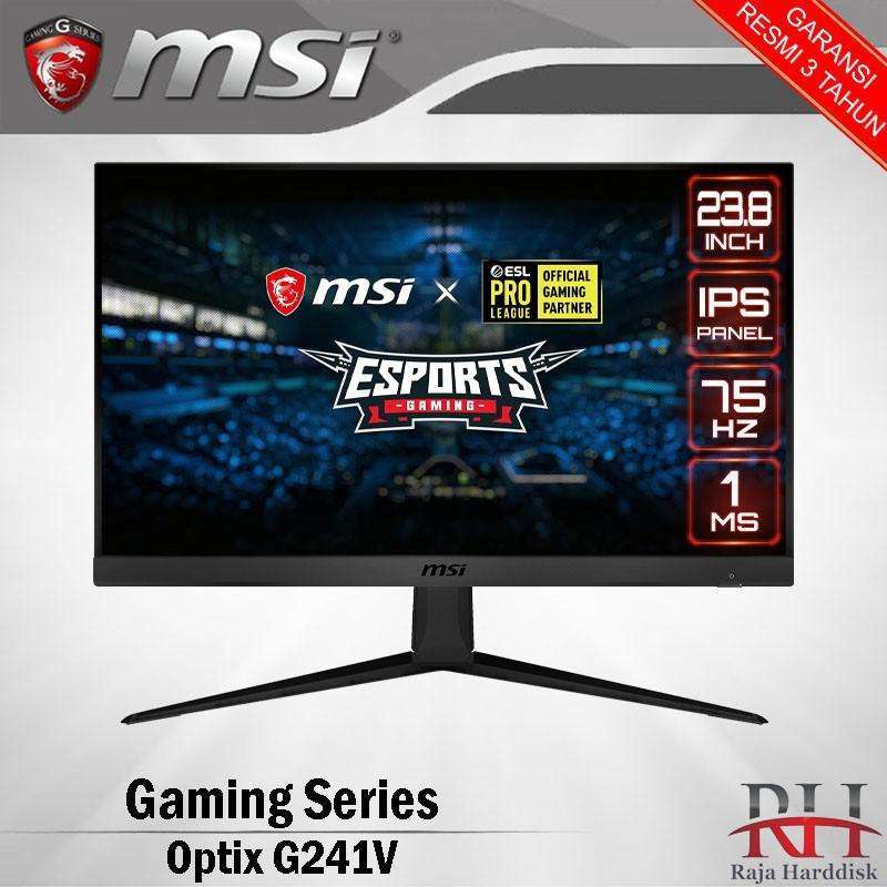 Jual LED MSI OPTIX GAMING MONITOR G241V E2 | 24 | IPS | FHD | 75hz | 1ms di Seller Raja Harddisk ...