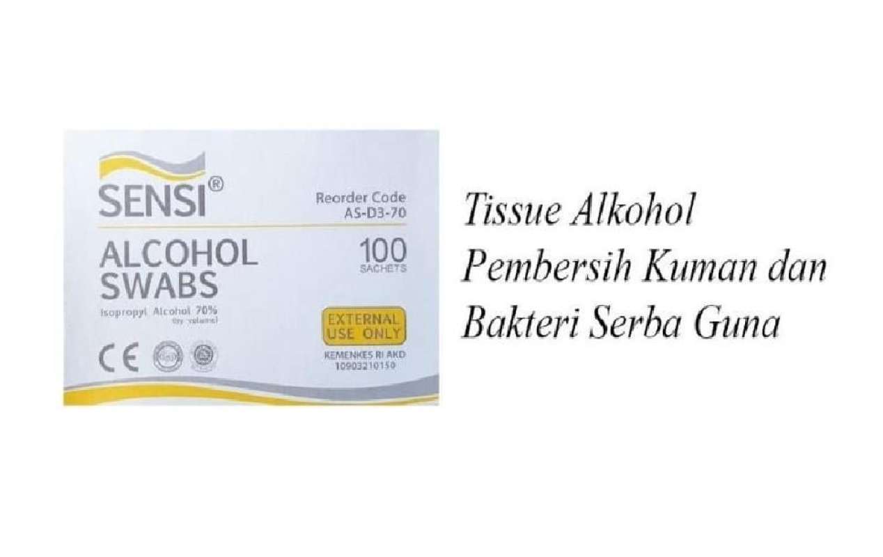 Jual Alcohol Swab Sensi Alkohol Swabs Isi 100 Sachet Di Seller Keeld ...