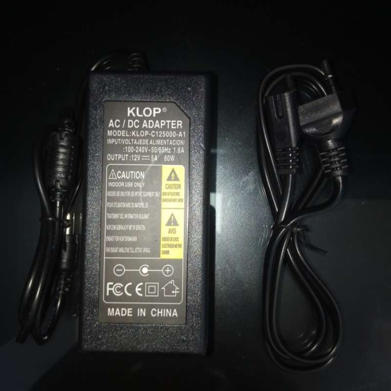 Jual Adaptor 12v Dc 5a Power Supply 12 V Dc 5 A / Adaptor 12v5a Di ...