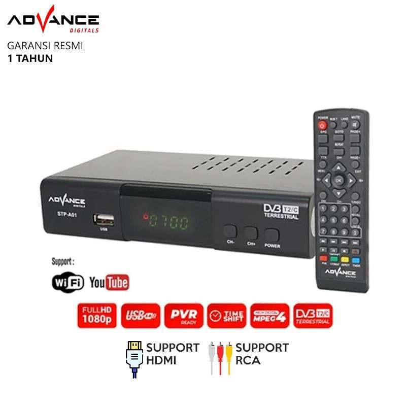 Promo Stb Advance Stp-01a Set Top Box Full Hd Tv Digital Stb Dvb T2 ...