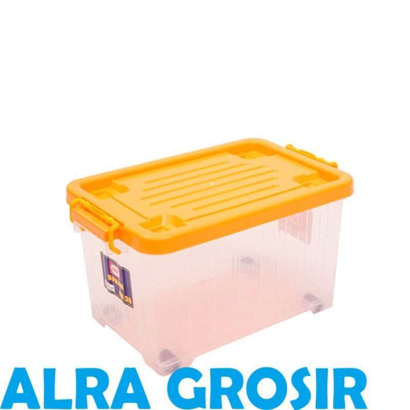 Promo Container Spark Box Plastik 30 Liter Dengan Roda Cb30 Kotak ...