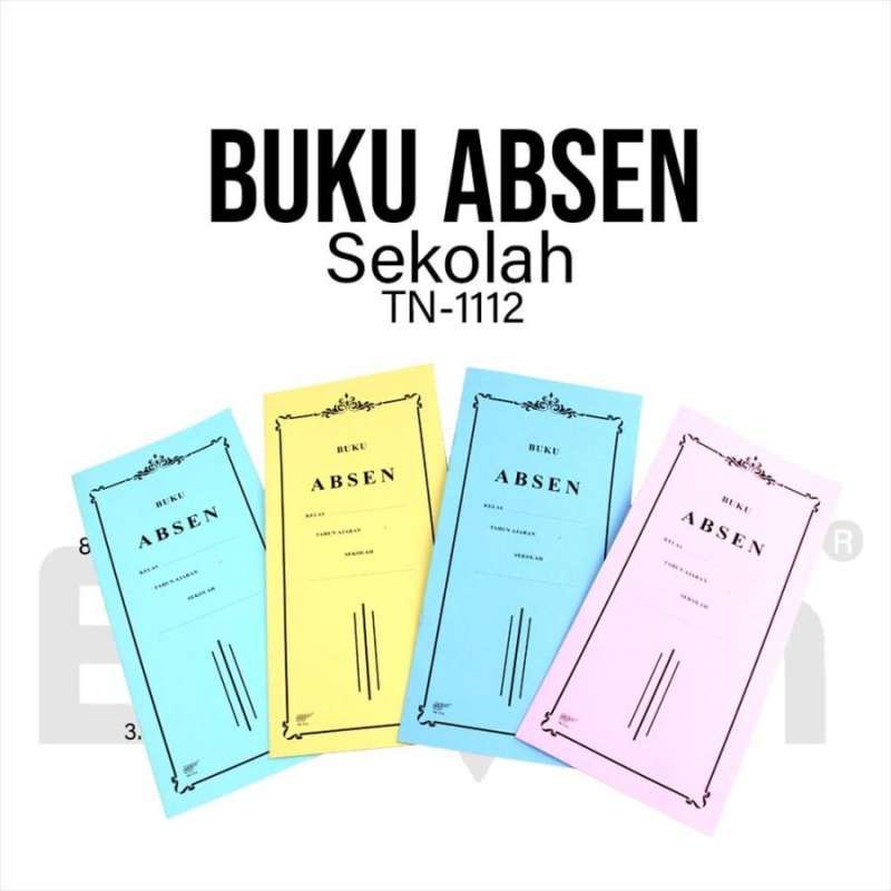 Jual Buku Daftar Absen Murid Sekolah / Absensi Kehadiran di Seller ...