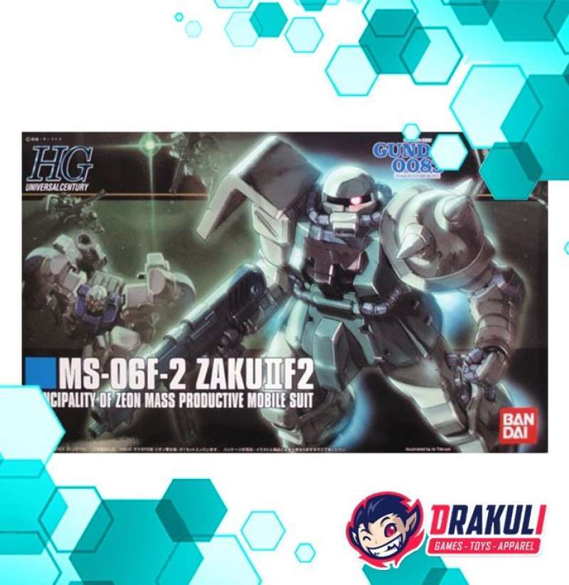 Jual BANDAI Plamo HGUC M-06F-2 Zaku II F2 di Seller Crystal Maiden - Sunter Agung, Kota Jakarta ...