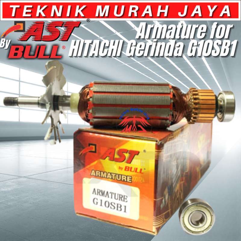 Jual AST Armature Angker Rotor Angkur Mesin Gerinda HITACHI G10SB1 G ...