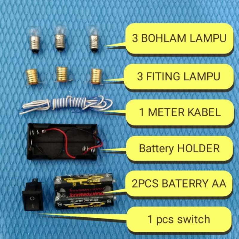 Promo LAMPU PAKET PRAKTEK PRAKTIKUM PRAKARYA ANAK SEKOLAH SD SMP SLTP ...