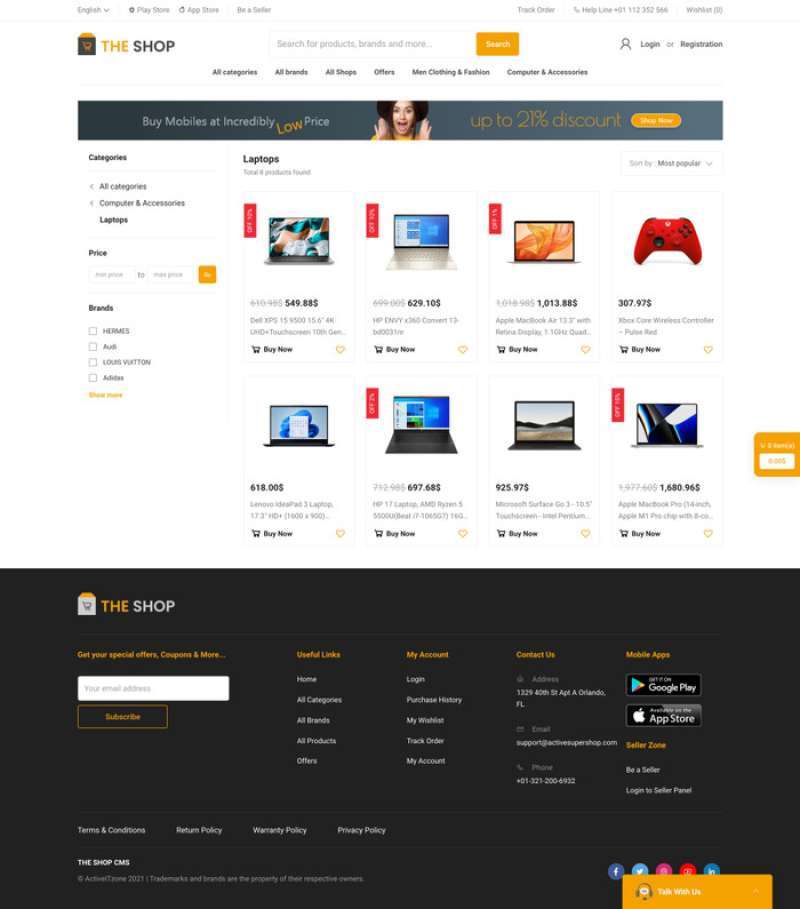Jual Source Code Ecommerce Laravel 8 Dan Vue Js Lengkap Multi Bahasa Di 1110