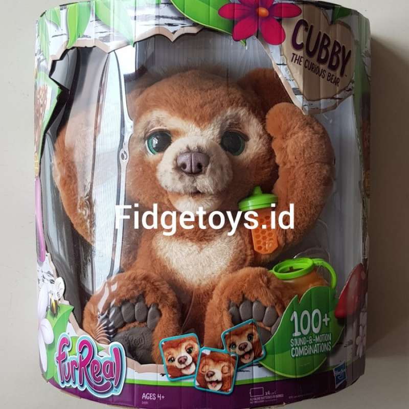 Promo FurReal Cubby The Curious Bear Interactive Plush Toy Diskon 23% ...