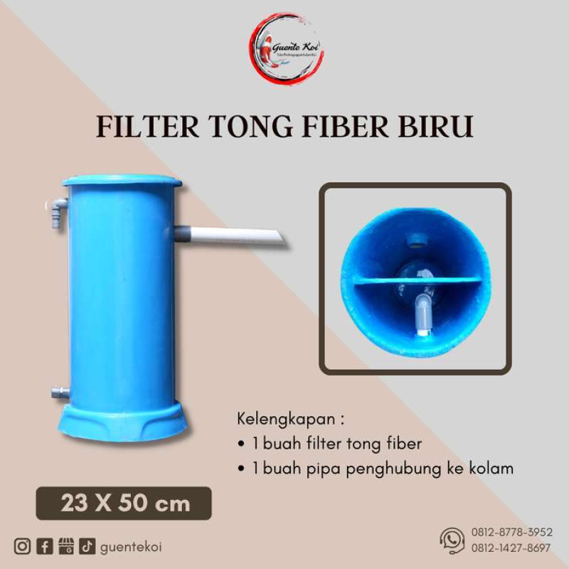Promo Filter Tong Fiber - Filter Kolam Fiber - Filter Tong Diameter ...
