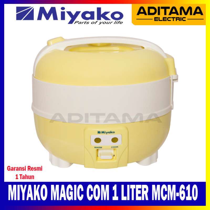 Promo MIYAKO RICE COOKER MINI 3in1 MCM-610 1 LITER / MAGIC COM MIYAKO ...