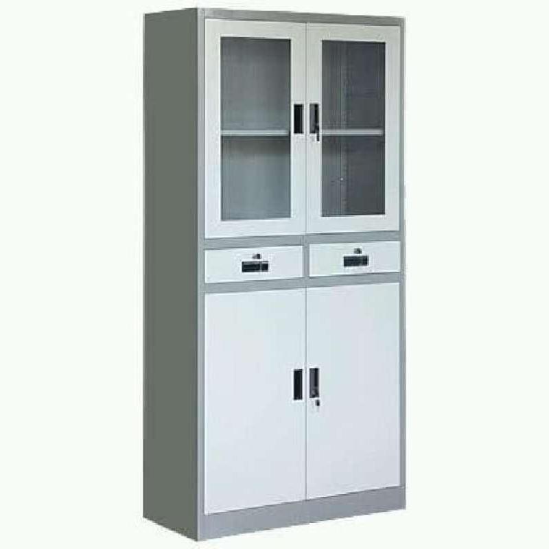 Jual lemari arsip besi frontline atas pintu kaca bawah pintu panel ...