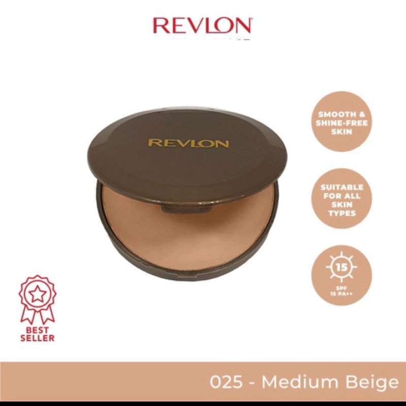 Jual Revlon New Complexion Foundation Refill Bedak Tabur 025 Medium ...