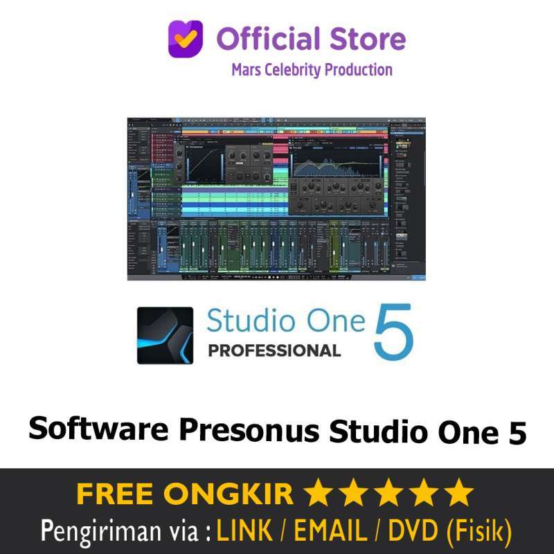 Jual Software Presonus Studio One 5 Professional Full Version Terbaru - Plugin Mixing Mastering ...