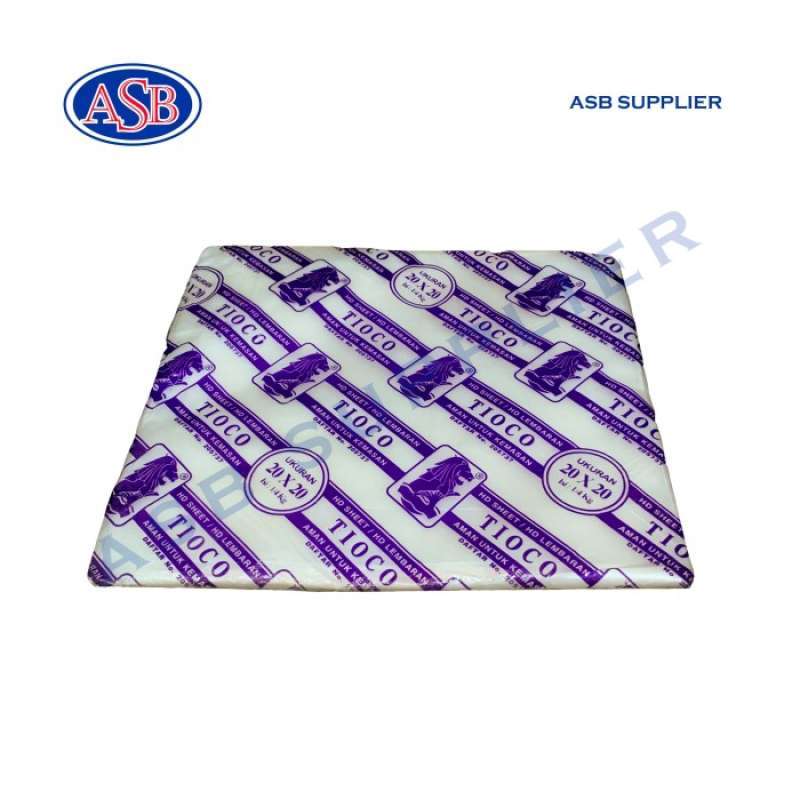Promo PLASTIK LEMBAR / SHEET 250 GRAM MERK TIOCO / ( 1 KG) DISKON ...