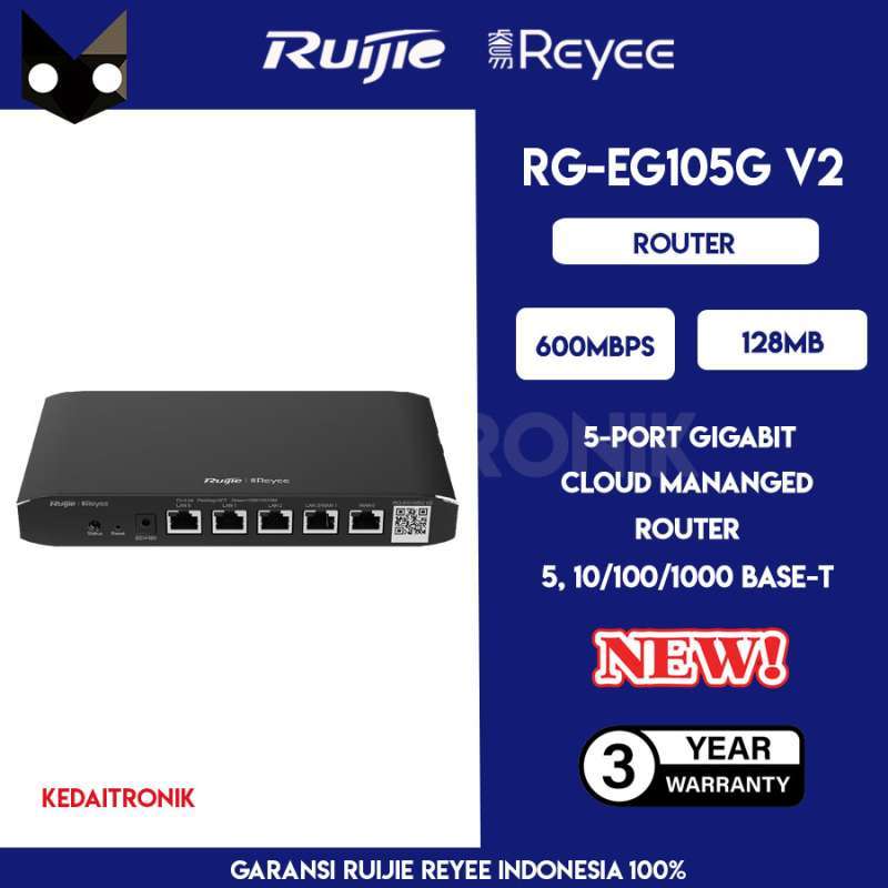 Jual Router Ruijie Reyee RG-EG105G V2 Reyee Cloud Managed Router di ...