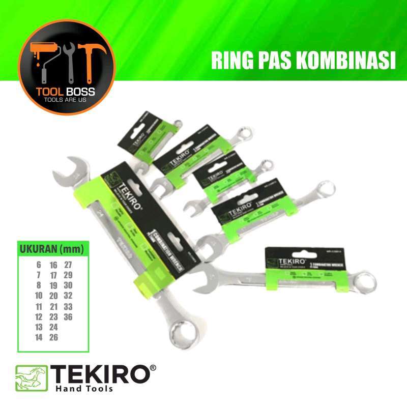 Jual TEKIRO Kunci Ring Pass - 6 MM di Seller ToolBoss - Jagakarsa, Kota ...