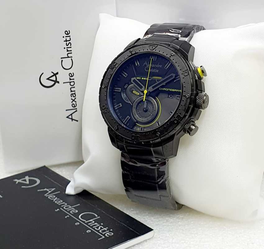 Jual Jam Tangan Pria Alexandre Christie Original Tanggal dan Chrono ...