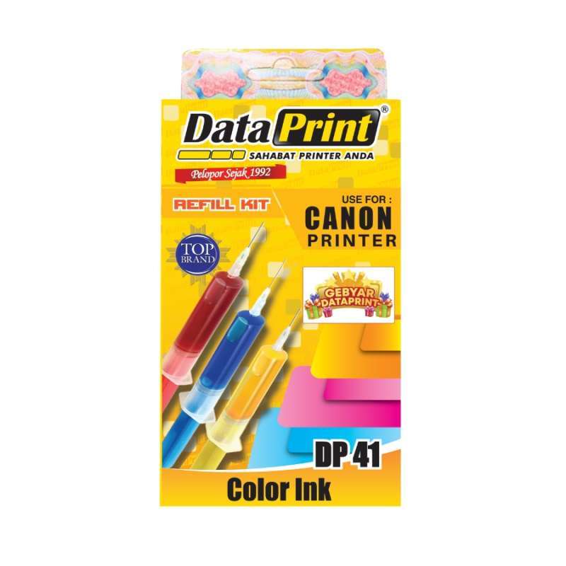 Promo Dataprint Dp 41 Tinta Refill For Canon - Colour Diskon 24% Di ...
