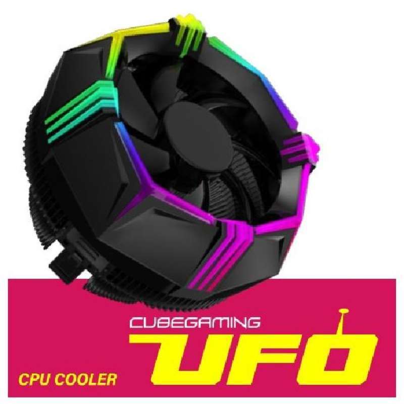 Jual CUBE GAMING UFO - RGB Fan - Gaming CPU Cooler for All Intel AMD ...