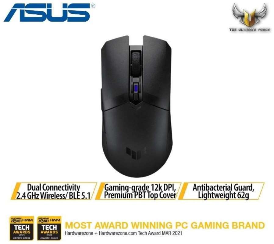 Jual ASUS TUF Gaming M4 BLACK Wireless Programable 6 Button Gaming ...
