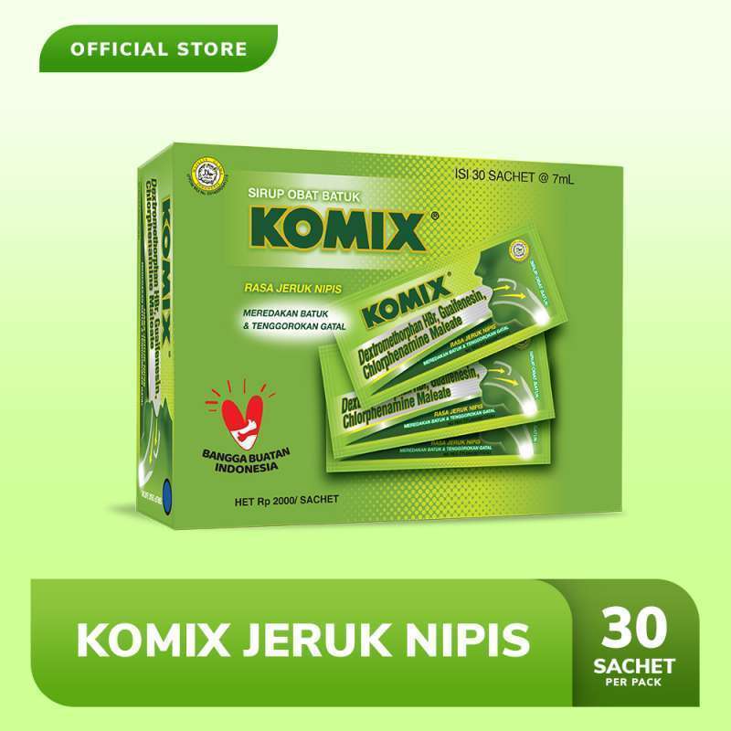 Jual Komix Jeruk Nipis Obat Kesehatan Batuk G-Formula [ 1 Box / 30 Sachet / 7mL ] di Seller CWS ...