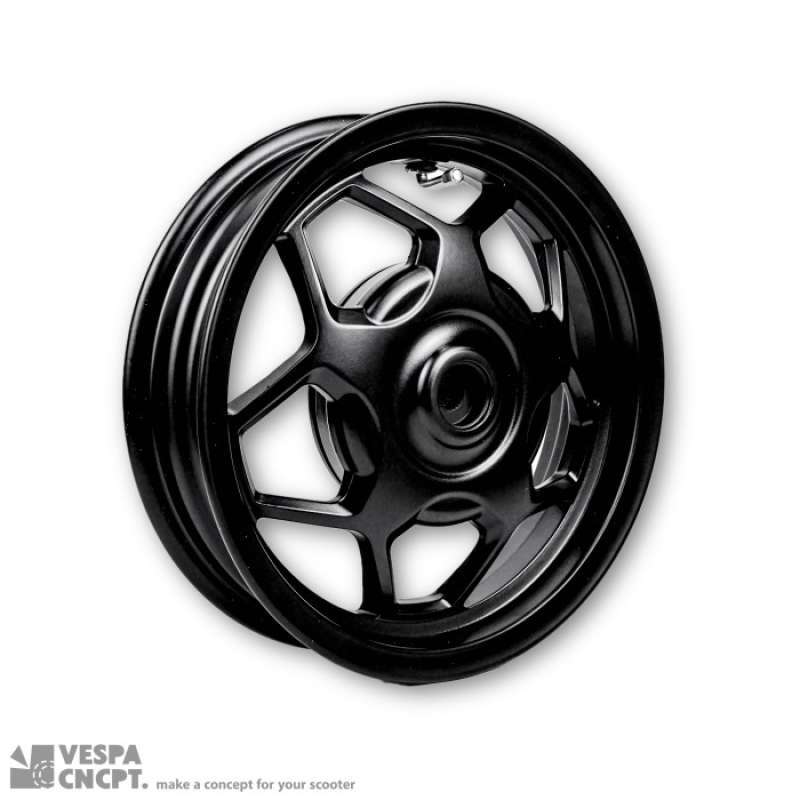 Promo Velg Vrossi Monte Black HItam Rear Belakang Vespa Sprint ...
