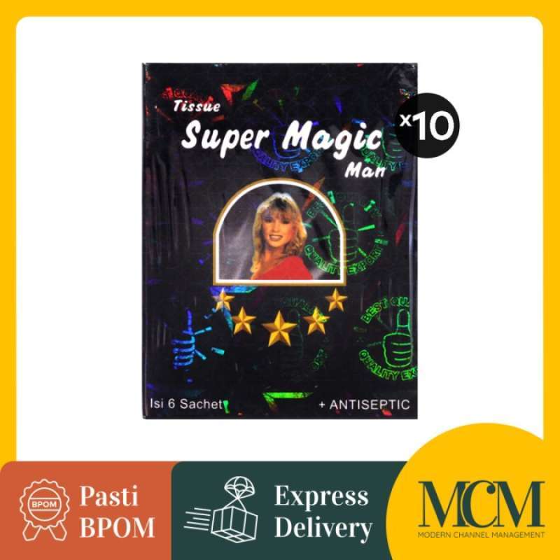 Promo Tisu Magic Tahan Lama Original Isi 10 Sachets / Tissue Magic Pria ...