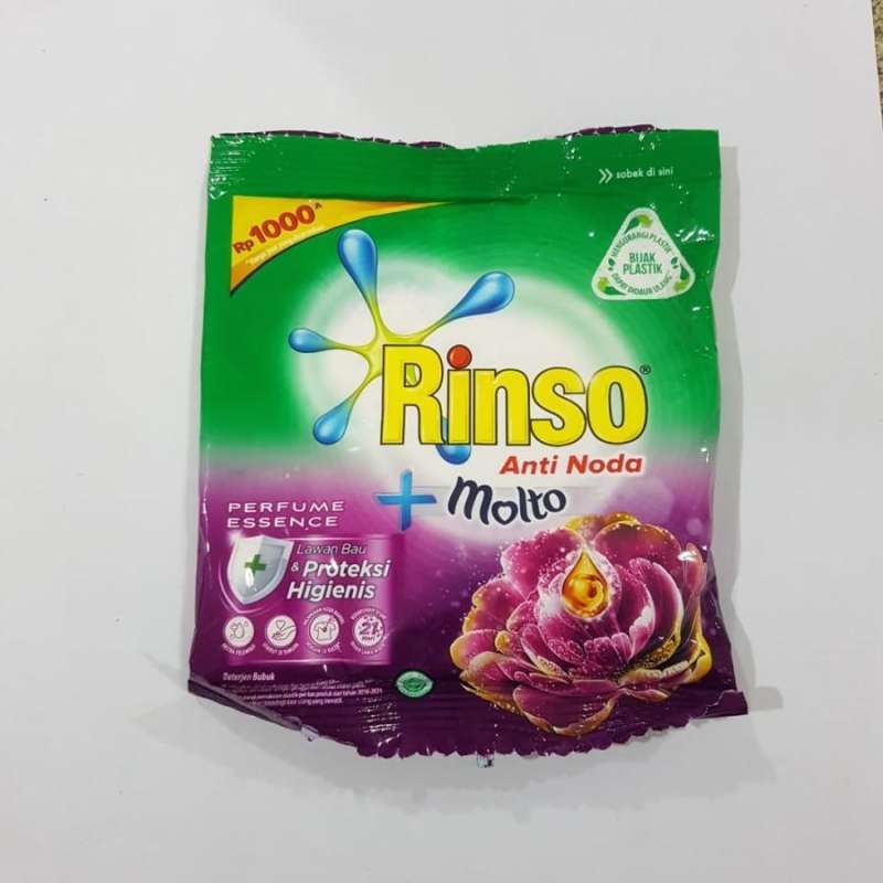 Jual Rinso Anti Noda Detergen Bubuk 42gr Isi 6pcs/Detergent/Sabun Cuci ...