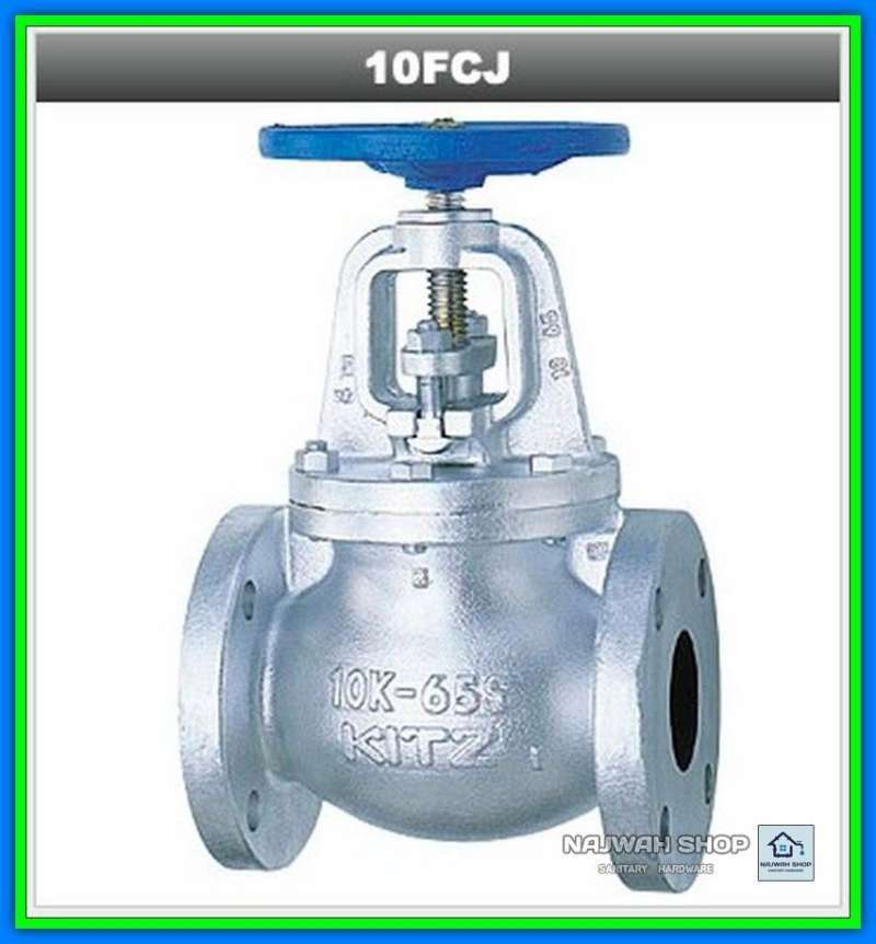 Promo Stop Kran Globe Valve Steam 2 inch Kitz Cast Iron JIS 10K Besi ...