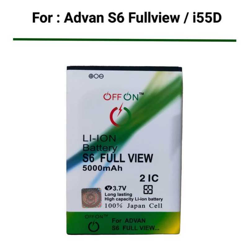 Jual Baterai For Advan S6 Fullview i55D S6 Full View Battery Double ...