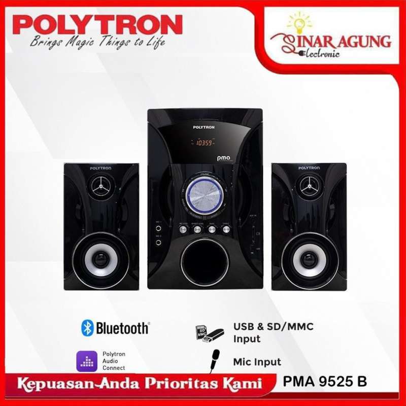 Jual POLYTRON SPEAKER BLUETOOTH PMA 9522 PMA9522 100% ORI di Seller ...