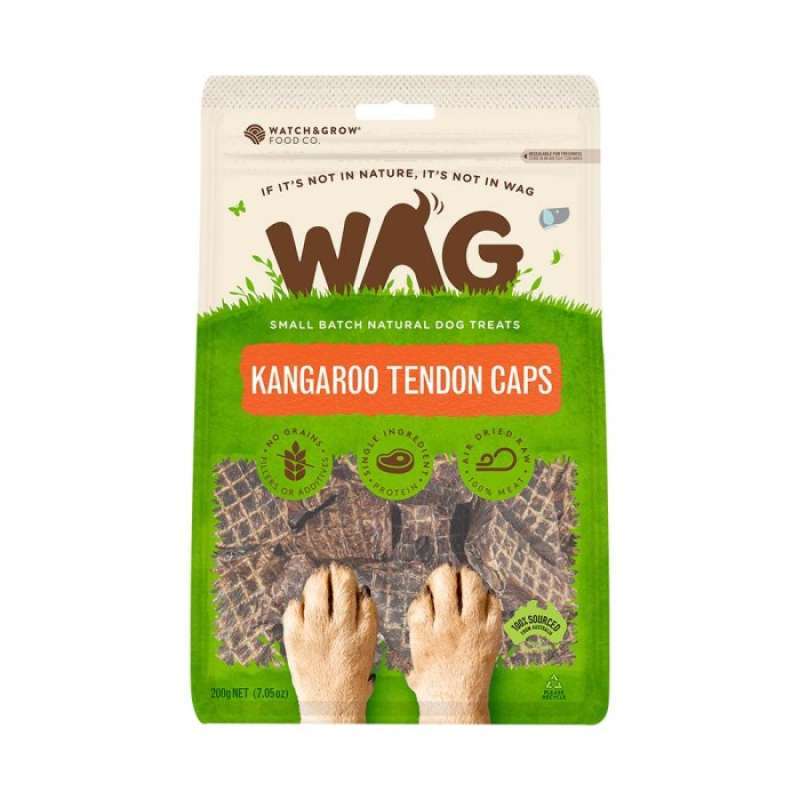 Jual WAG Kangaroo Tendon Caps L - Air Dried Dog Treats Snack Anjing ...