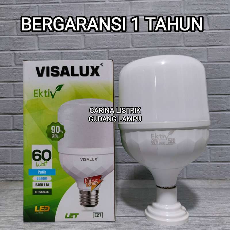Promo Visalux Ektiv Lampu Led Capsule 60w Garansi 1 Tahun Sni Diskon 30 ...
