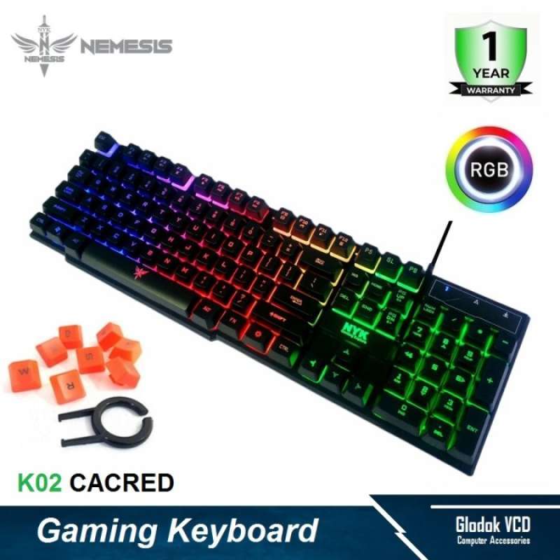Promo Nyk Nemesis Keyboard Gaming K02 Sacred Diskon 43% Di Seller Rooms ...