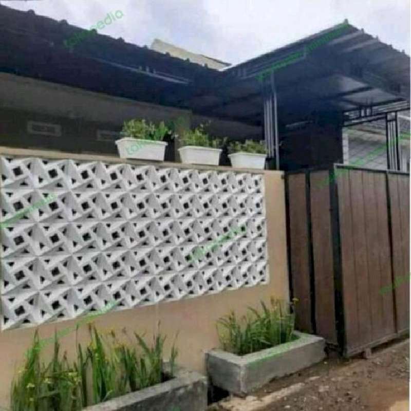 Pagar Beton Minimalista 50+ Ide Pagar Beton | Rumah, Rumah Minimalis,