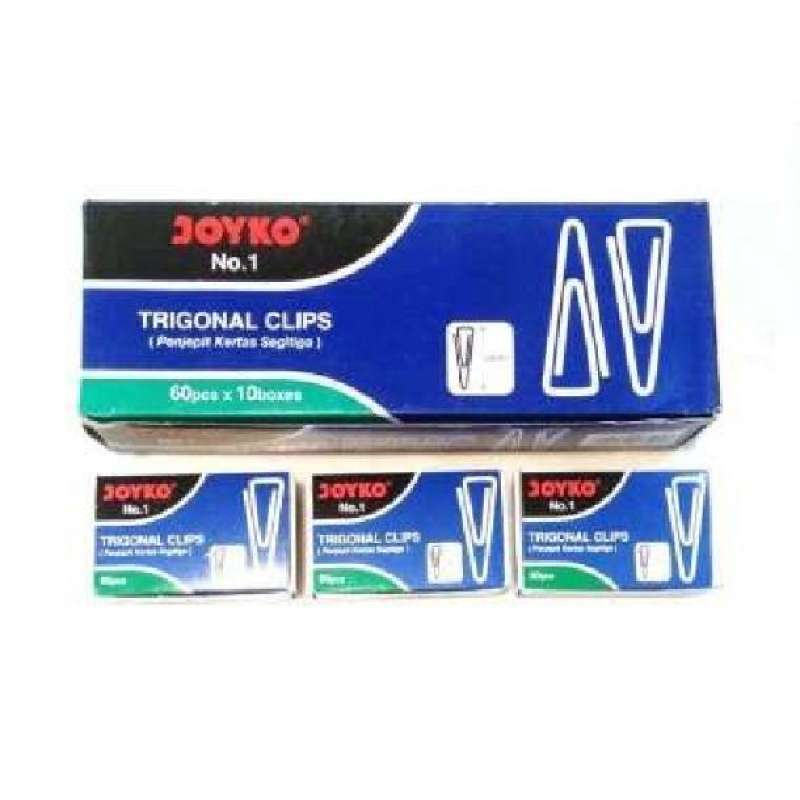 Jual Paper Clip / Triagonal Clip / Klip Kertas JOYKO No. 1 di Seller ...