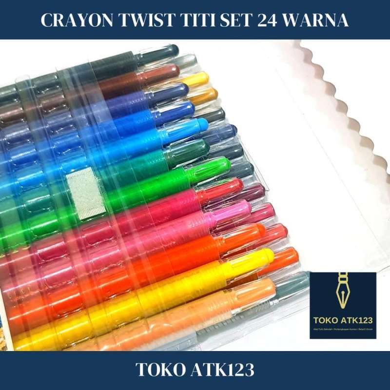 Jual Twist Crayon Merk Titi Set 24 Warna Di Seller Toko Atk123 - Ploso ...