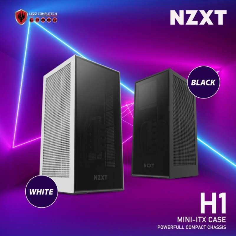 Jual Nzxt H1 | Mini Itx Case With Psu 650w, Aio, And Riser Card - White ...