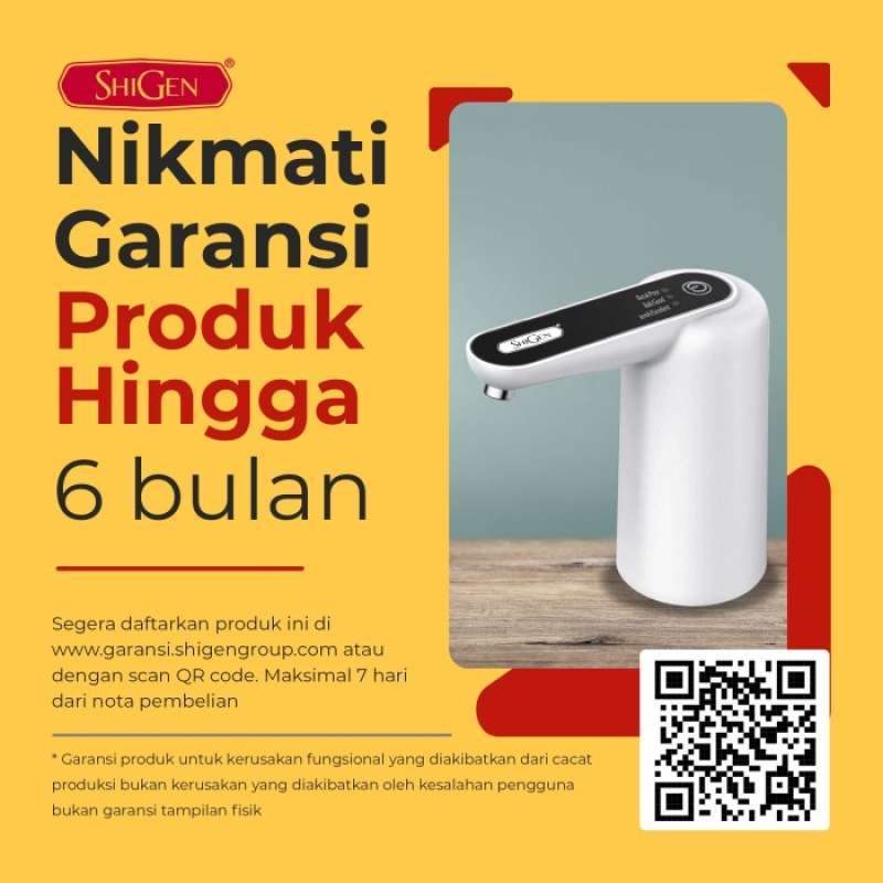 Jual Pompa Galon Elektrik Recharge + Kualitas Air Shigen Sg-886 ...