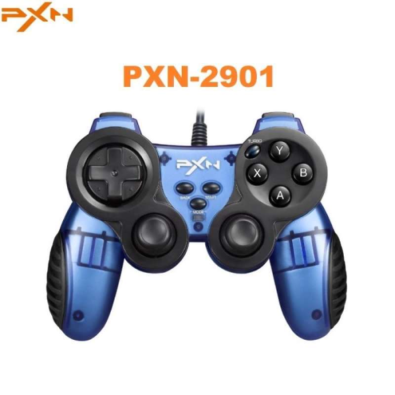 Jual PXN 2901 Double Shock Turbo Wired Gamepad Joystick PC X-inpuT D ...