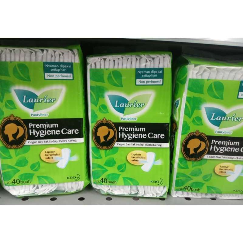 Jual pantyliner LAURIER clean fresh premium hygiene care 40sachet di ...