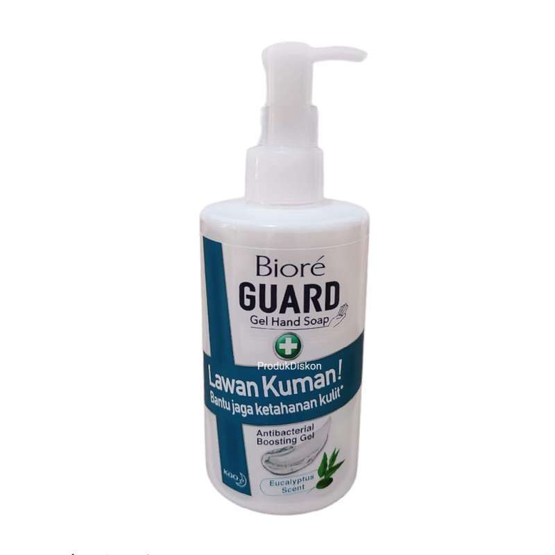 Jual BIORE Guard Gel Hand Soap Pump 200ml Eucalyptus Scent - Sabun Cuci ...